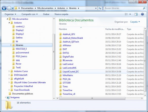 Gestionando las librerías | Tienda y Tutoriales Arduino