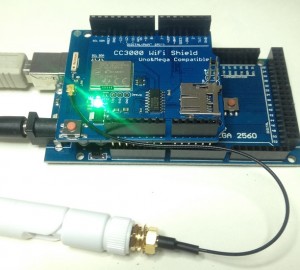 WIFI Shield CC3000 | Tienda y Tutoriales Arduino