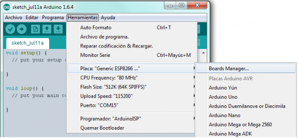 Esp8266 Pluggin Para Arduino Ide Tienda Y Tutoriales Arduino