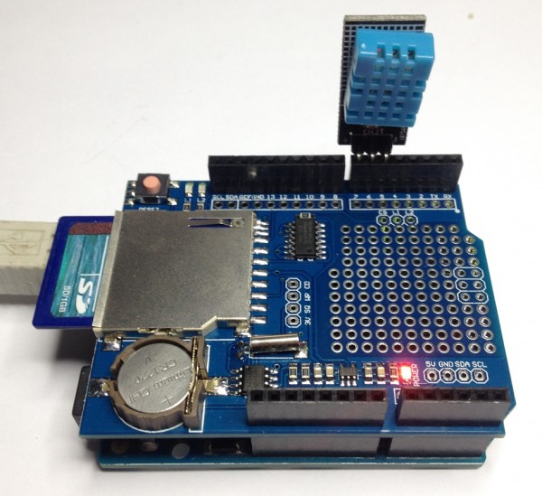 Data logger shield V1 | Tienda y Tutoriales Arduino