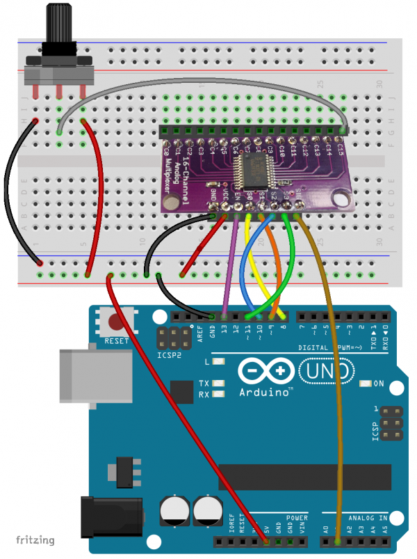 Multiplexor Analógico 74HC4067 | Tienda y Tutoriales Arduino