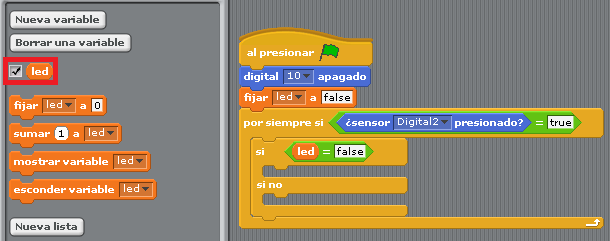 LAS VARIABLES EN S4A | Tienda y Tutoriales Arduino