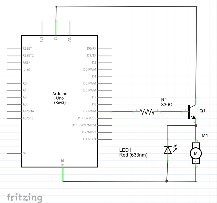 Transistores y motores de CC | Tutoriales Arduino