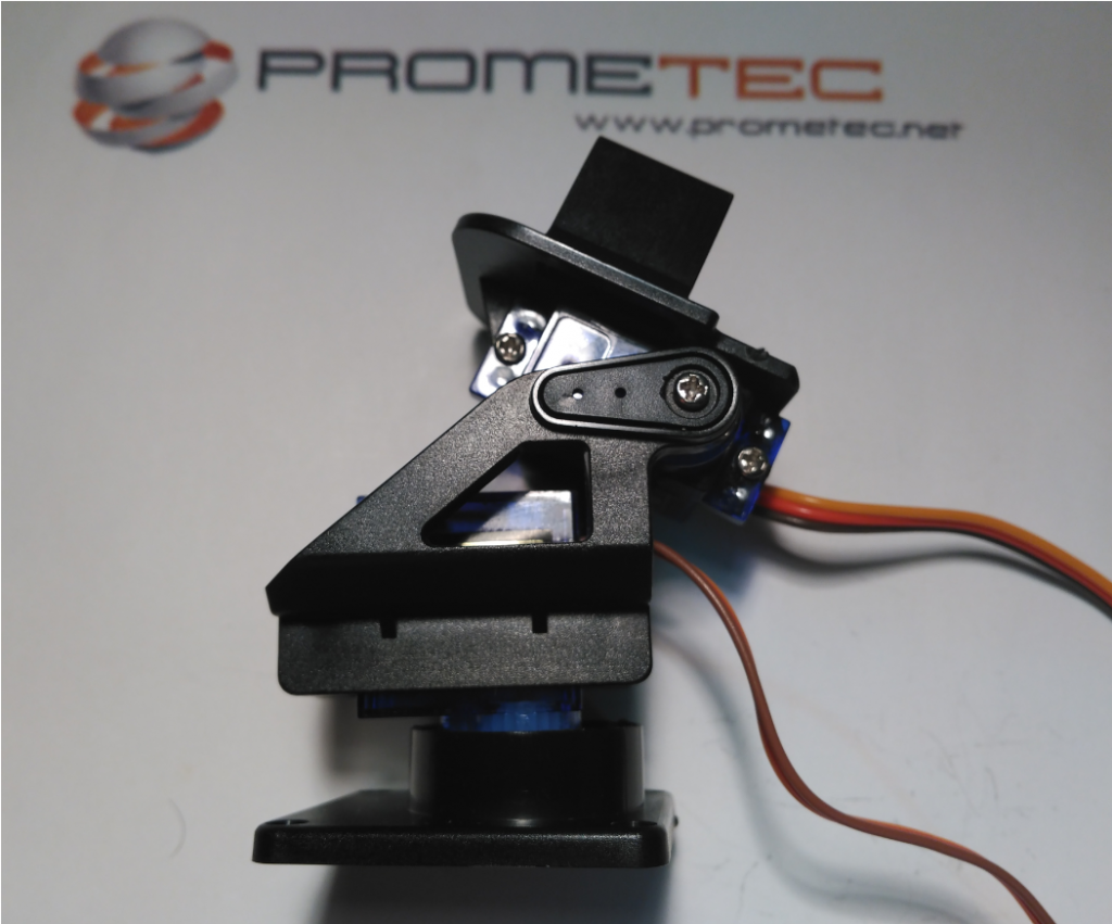 Montaje del brazo robótico de dos ejes | Tienda y Tutoriales Arduino