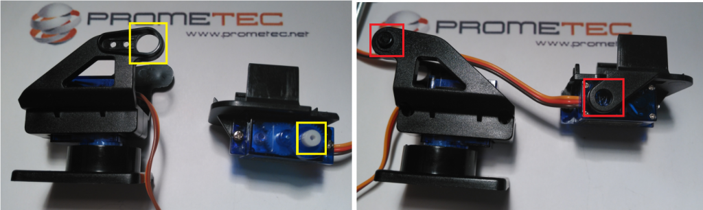 Montaje del brazo robótico de dos ejes | Tienda y Tutoriales Arduino