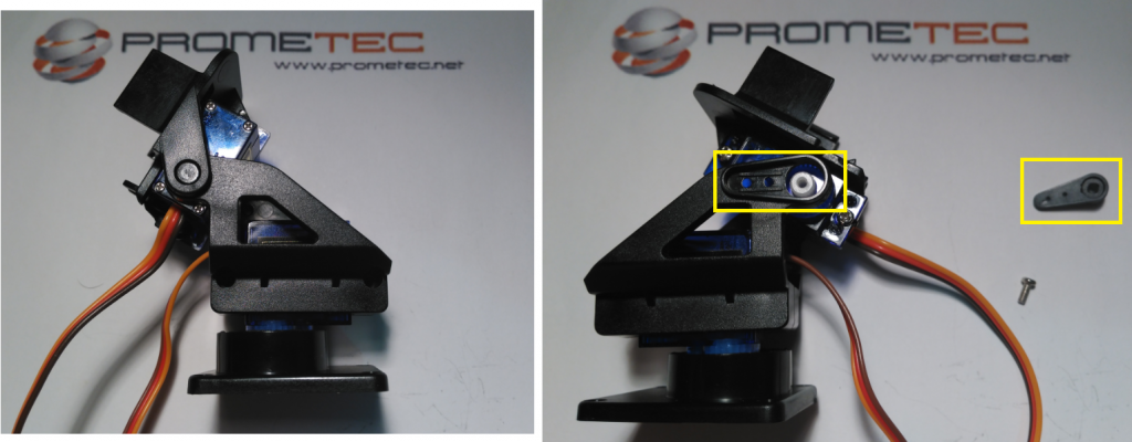 Montaje del brazo robótico de dos ejes | Tienda y Tutoriales Arduino