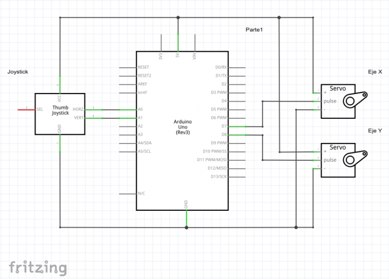 Joystick y brazo robot de dos ejes | Tienda y Tutoriales Arduino