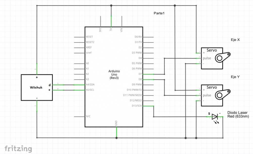 Brazo robótico y el Nunchuk de la Wii | Tienda y Tutoriales Arduino
