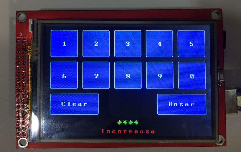 Control de acceso con el shield TFT 3.5" | Tienda y Tutoriales Arduino
