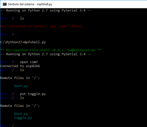 Subir programas MicroPython | Tienda y Tutoriales Arduino