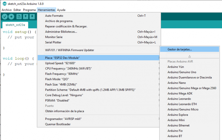 02 - Instalando el entorno Arduino y el pluggin ESP32 | Tienda y Tutoriales Arduino