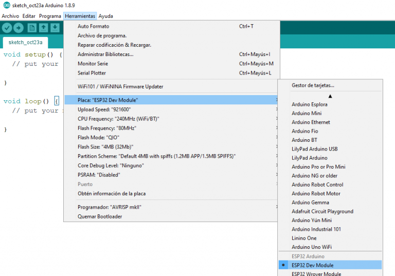 02 - Instalando el entorno Arduino y el pluggin ESP32 | Tienda y Tutoriales Arduino