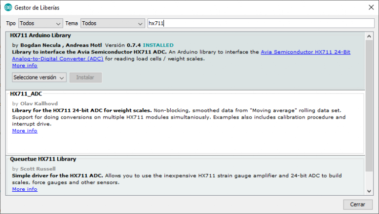 Balanza con célula de carga | Tienda y Tutoriales Arduino