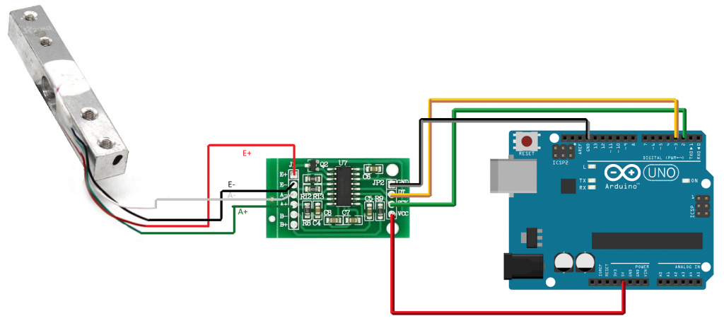 Balanza con célula de carga | Tienda y Tutoriales Arduino