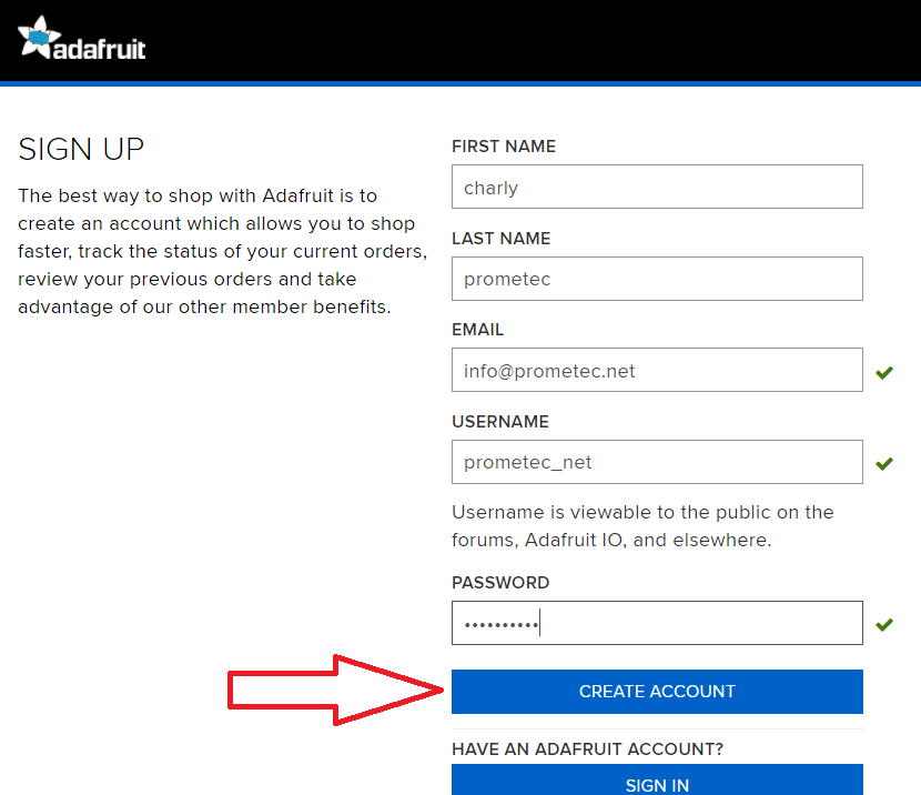 Suscribiendo Adafruit IO | Tienda y Tutoriales Arduino