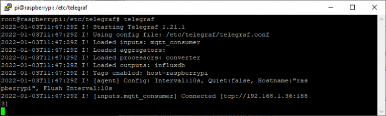Telegraf e Influx DB | Tienda y Tutoriales Arduino