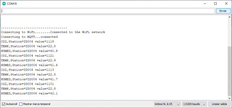 Publicando con ESP32 en MQTT: Programa Final | Tienda y Tutoriales Arduino
