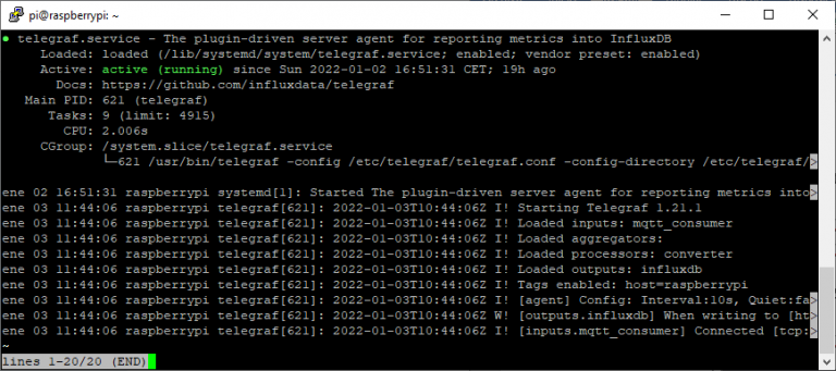 Telegraf e Influx DB | Tienda y Tutoriales Arduino