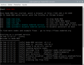Instalando NodeRed en Raspberry | Tienda y Tutoriales Arduino